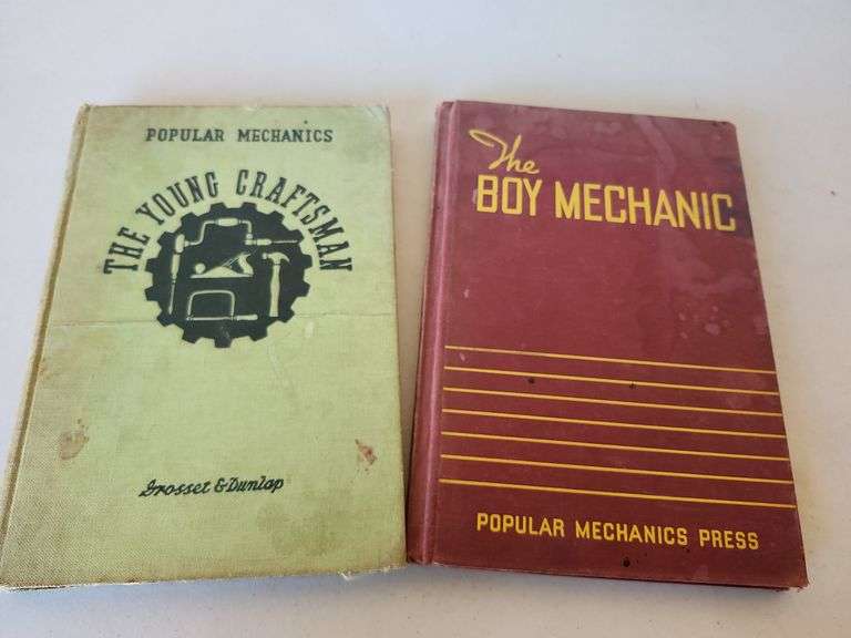 1943 Popular Mechanics The Young Craftsman & 1954 The Boy Mechanic ...