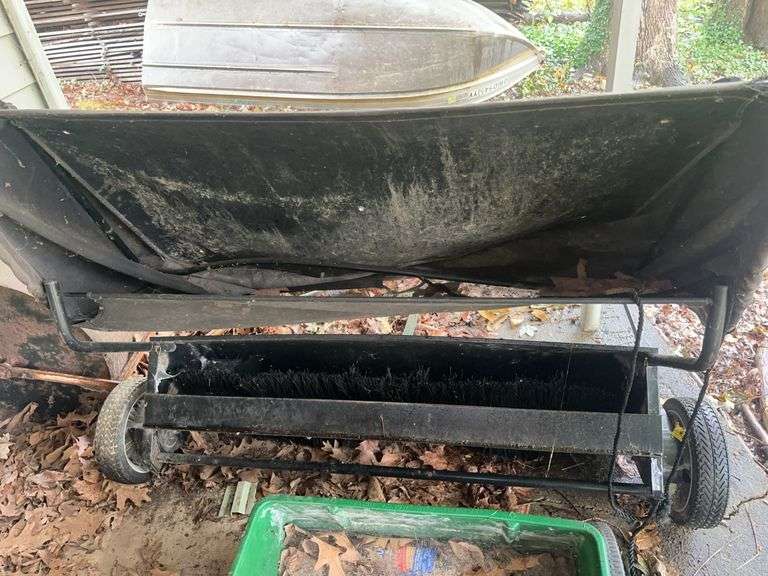 Lawn Roller, Leaf Rake & Scott’s Spreader - Auction Ohio