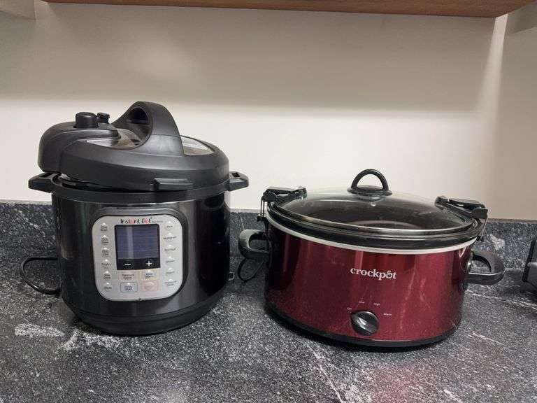 Instant Pot Duo Nova and Crockpot Kitchen Bundle - Auction Ohio