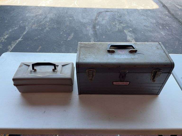 Metal Toolboxes with Assorted Tools and Supplies - Auction Ohio