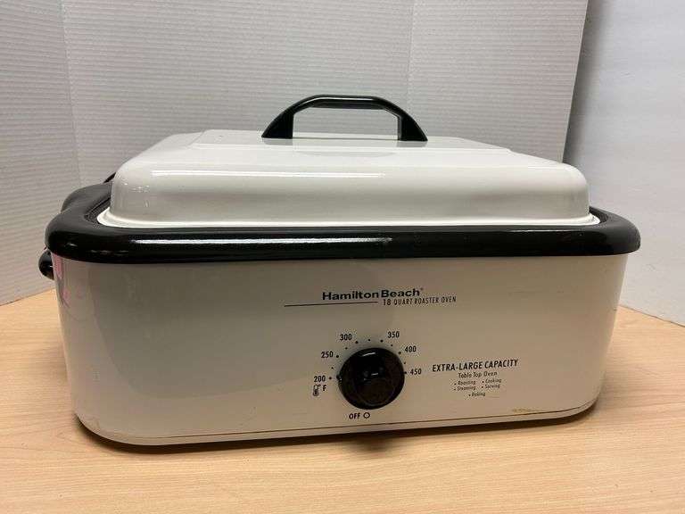 Hamilton Beach 18-Quart Roaster Oven – Extra-Large Capacity - Auction Ohio