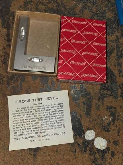 Cross test level starrett - Auction Ohio