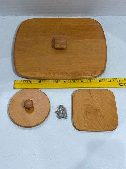 Longaberger Wooden Lids - Auction Ohio
