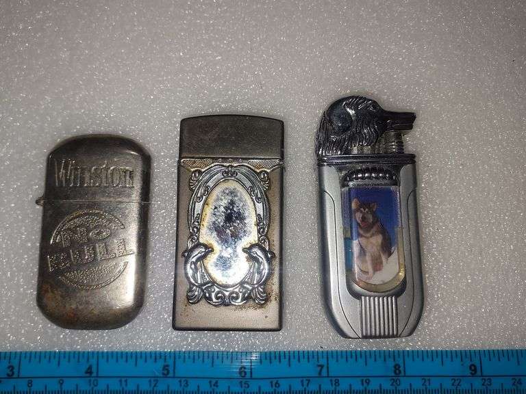 Winston No Bull, Wolf, & Another Lighter - Auction Ohio