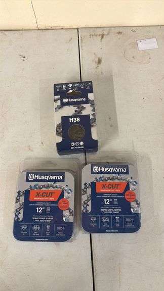 Husqvarna X-Cut Chainsaw Chains and Accessories - Auction Ohio