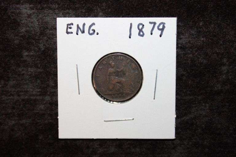 1879 British Farthing Coin - Auction Ohio