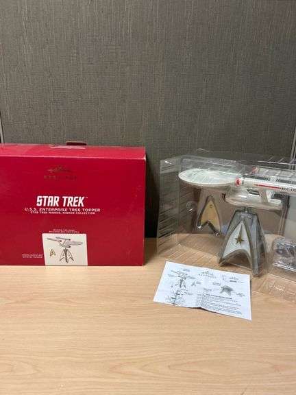 Hallmark Star Trek USS Enterprise Tree Topper Star Trek Collection 2020 ...