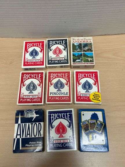 Playing Cards Featuring Bicycle, Aviator, Andorra, and Sweden Decks ...