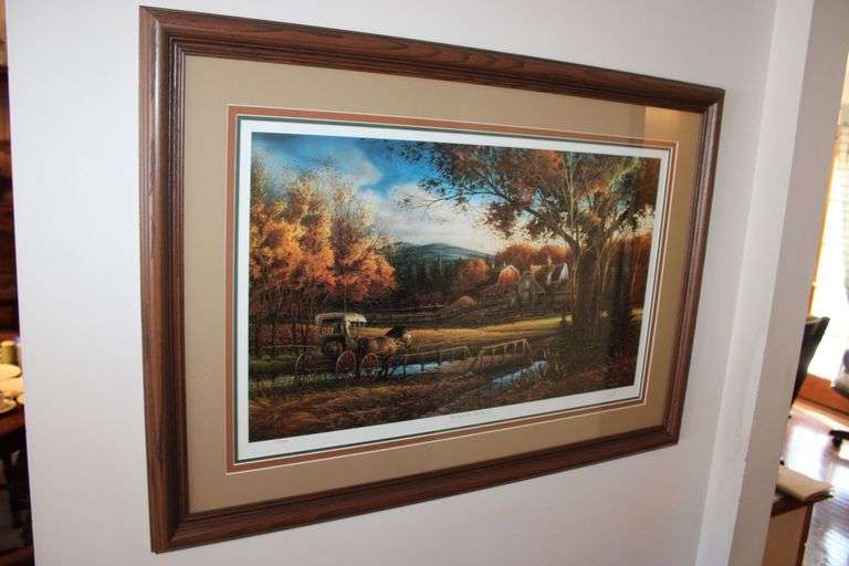 Terry Redlin "Wednesday Afternoon" Print - Auction Ohio