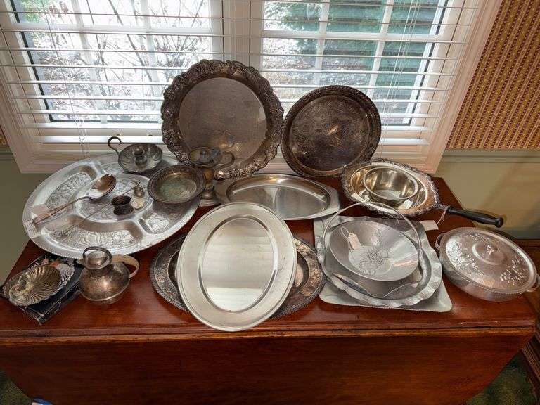Pewter and Metal Serving Ware - Auction Ohio