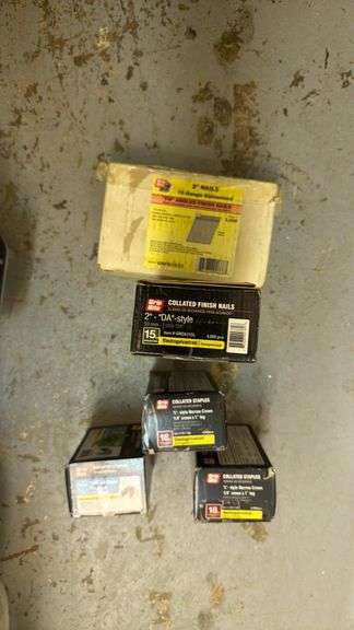 Grip-Rite Collated Nails and Staples Assortment - 2" Finish Nails, 18 ...