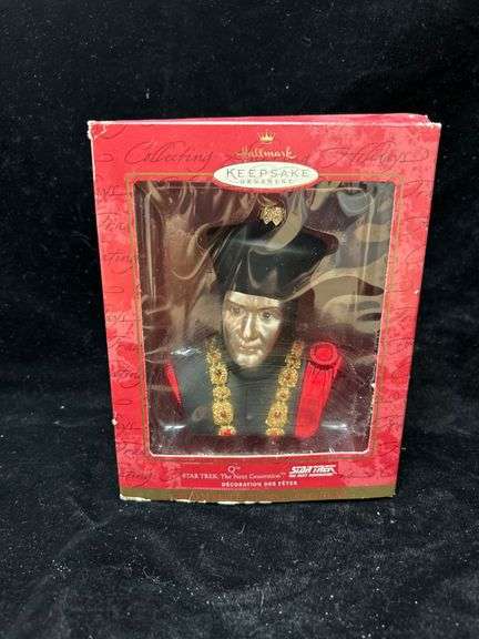 2000 Q Hallmark Crown Reflections Star Trek Ornament “The Next ...