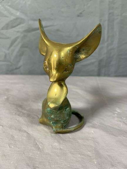 Solid Brass Mouse - Auction Ohio