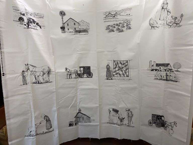 2015 Amish Quilt Shop Hop Panel - So Cute! - Auction Ohio