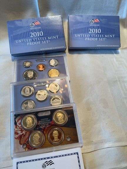 2 sets-2010 US Mint sets - Auction Ohio