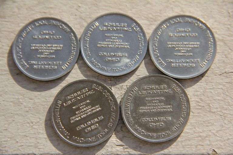Lot of five Schuler Leukart coins from 1978 - Auction Ohio