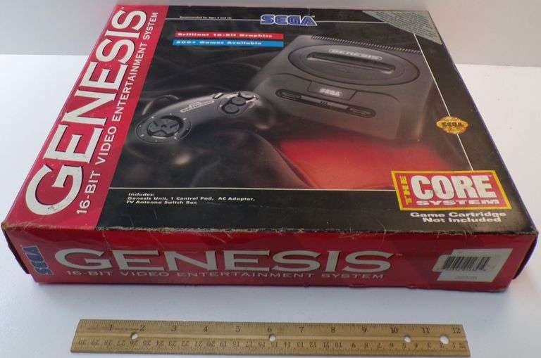 Sega Genesis Core System with Original Box and Manual - Auction Ohio
