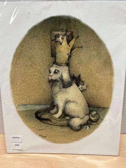 Signed and Numbered Limited Edition Rob Bridges Illustration Print – 20 ...