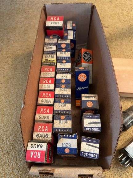 Box of Zenith, RCA and GE electronic tubes-radio or tv? - Auction Ohio