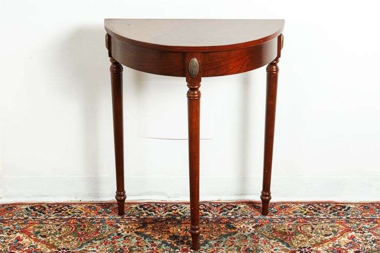 Demi Lune Table - Auction Ohio
