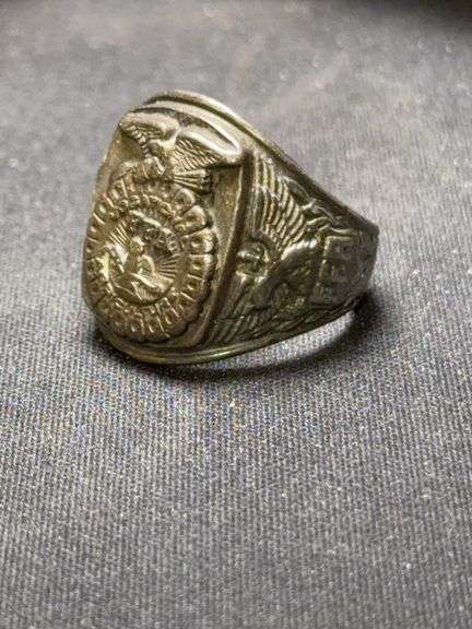 VIntage Sterling FFA Ring - Auction Ohio