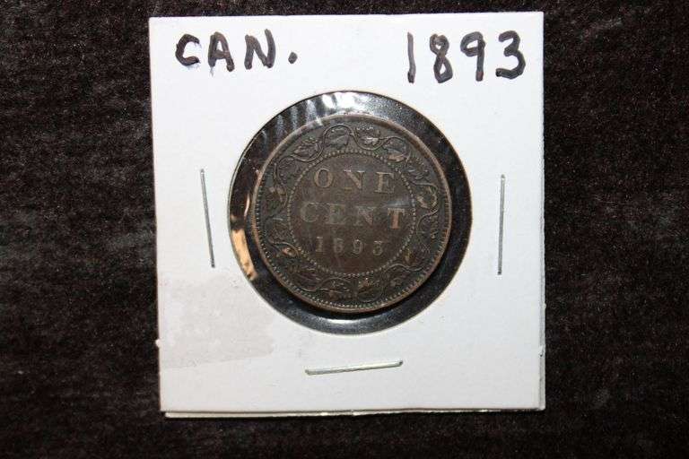 1893 Canadian Cent - Auction Ohio