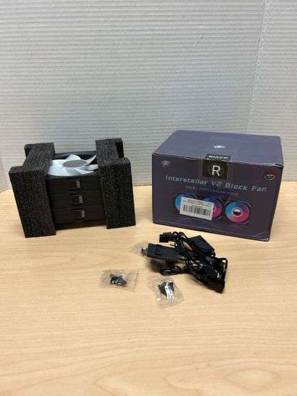 Interstellar V2 Block Fan ARGB PWM Infinite Mirror Cooling System ...