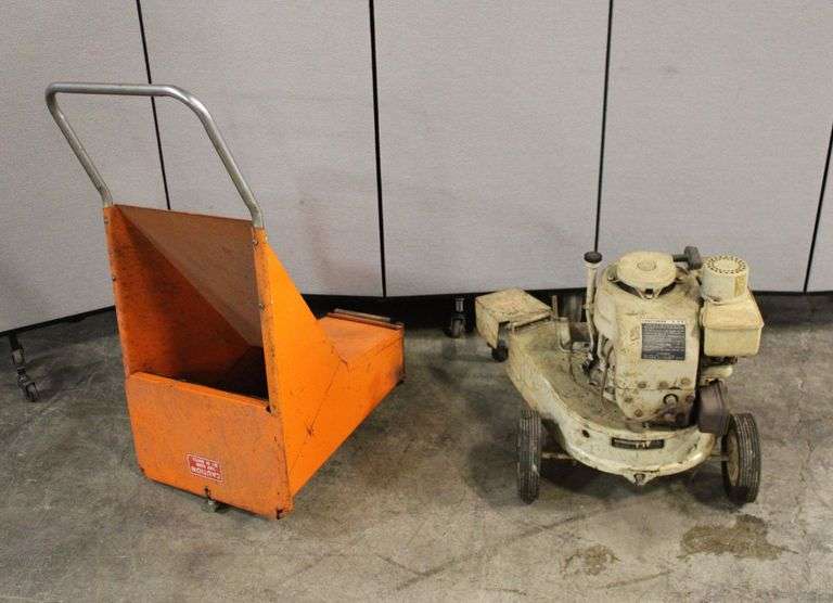 Craftsman 6 HP Gas-Powered Mulcher with Orange Sears Shredder Bagger ...