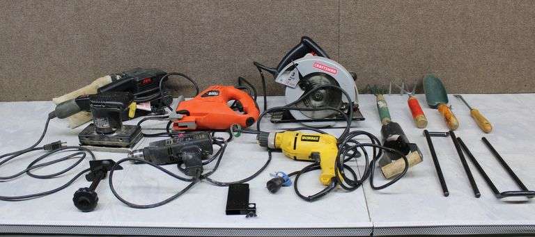Power Tools and Hand Tools from Various Brands - Auction Ohio