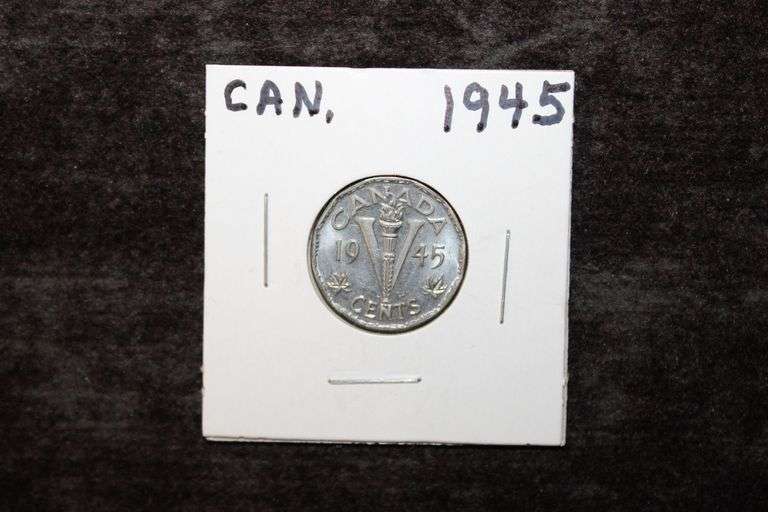 1945 Canada Five Cents - Auction Ohio