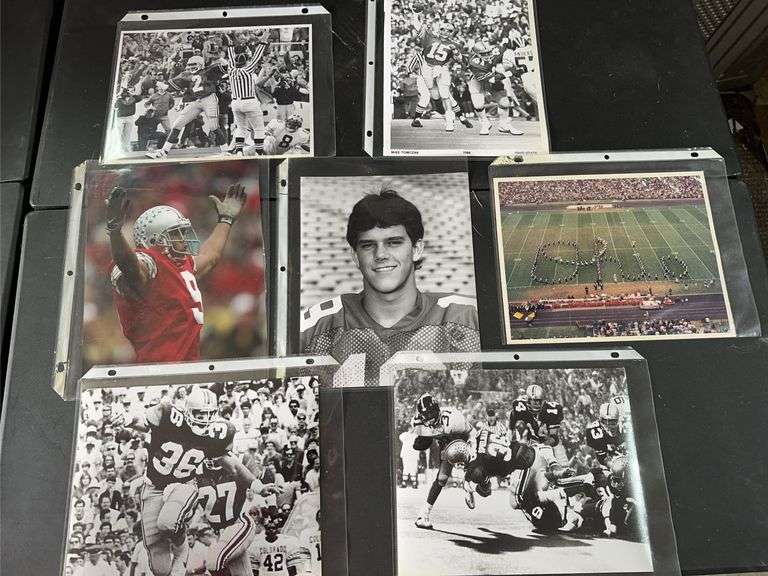 Lot of seven 8 x 10 photos of The Ohio State Buckeyes - Auction Ohio