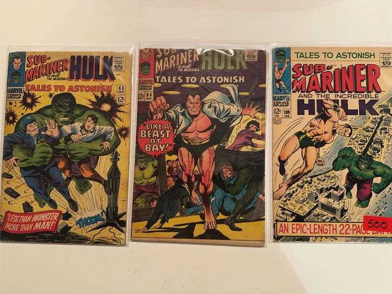 Three issues of Marvel’s Tales to astonish - Auction Ohio
