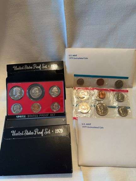 1979 coin sets – proof and uncirculated sets-Susan B. Anthony - Auction ...
