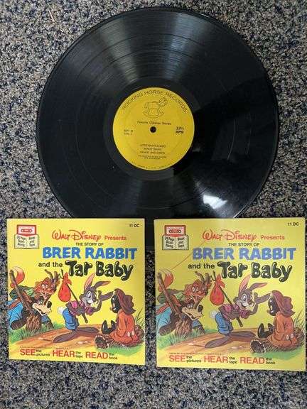 Group of brer rabbit in the tar baby read along books and a little ...