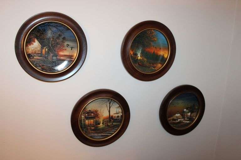 Terry Redlin Wall Plates Décor - Auction Ohio
