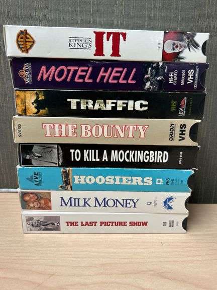 8 Classic VHS Tapes Including IT, To Kill a Mockingbird, and More ...