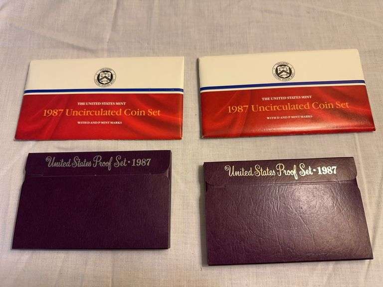 1987 US coin sets - Auction Ohio