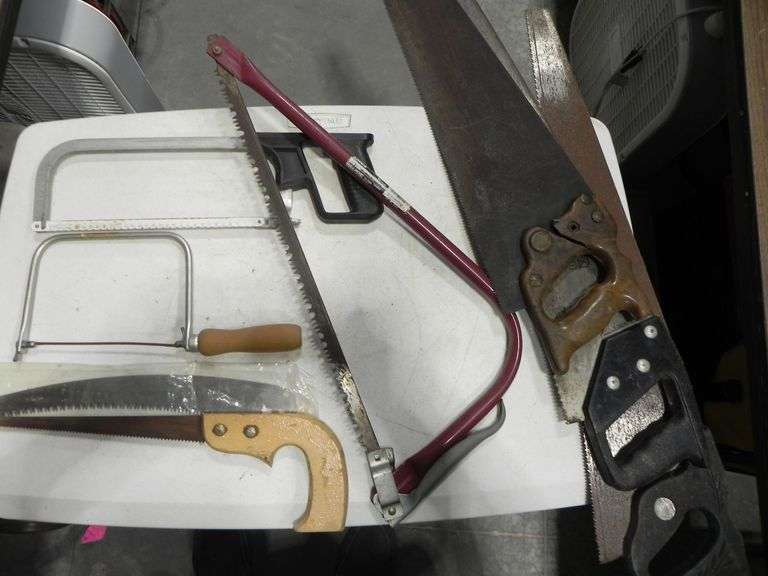 Assorted Hand Saw & Hack Saw Lot – Vintage & Modern - Auction Ohio