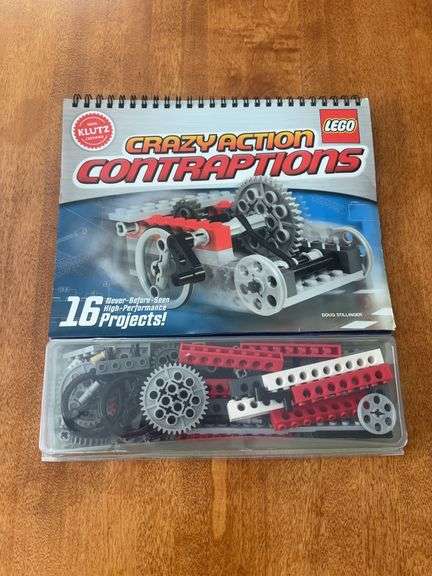 Klutz LEGO Crazy Action Contraptions Kit - 16 Projects - Auction Ohio