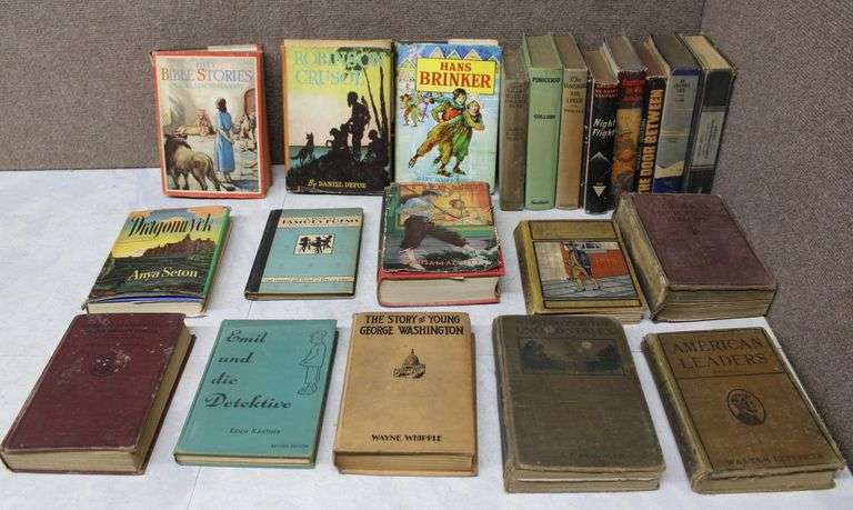 21 Assorted Vintage Books Including Classics and Historical Works ...
