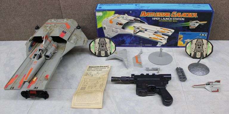 1978 Battlestar Galactica Viper Launch Station Set by Mattel - Auction Ohio