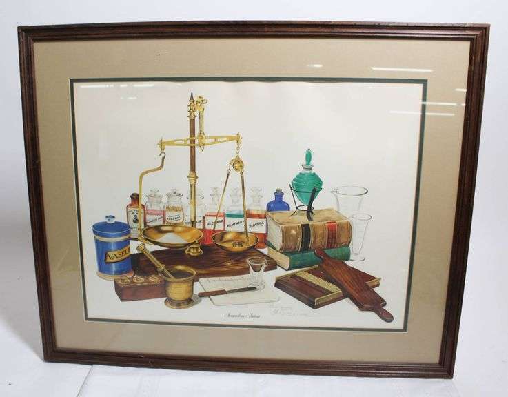 SIGNED CHARLES SPAULDING PRINT SECUNDEM ARTEM. - Auction Ohio