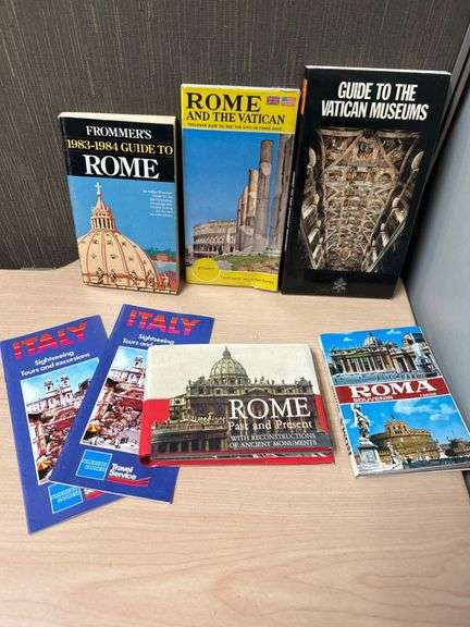 Rome and Italy Guidebooks and Souvenir Publications - Auction Ohio