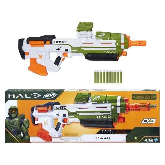Nerf Halo MA40 Motorized Dart Blaster - Auction Ohio
