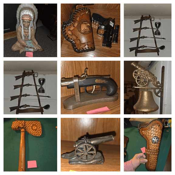 DONE, EMAILED Cannons, Live Edge Gun Holders, Leather Gun Holsters ...