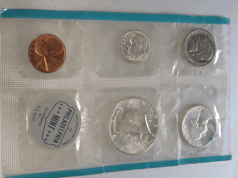 1964 U.S. Mint Set – Original Cellophane Pack w/ Philadelphia Mint ...