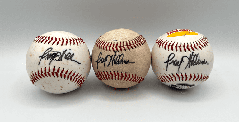 Trey Hillman Signed Baseballs - Auction Ohio