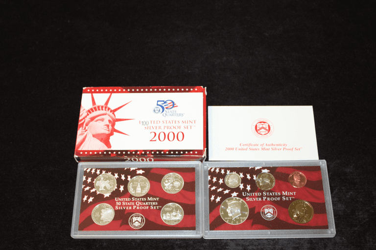 2000 U.S. Mint Silver Proof Coin Set - Auction Ohio