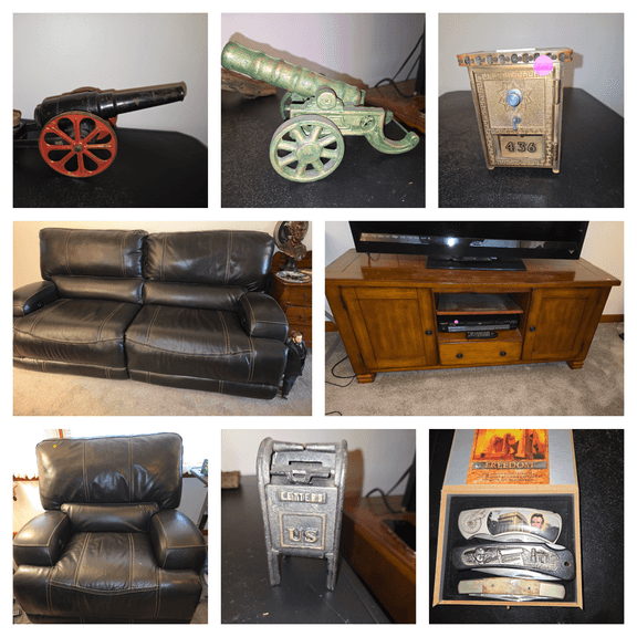 DONE -FREDERICKTOWN OH, CANNONS, BANKS, FURNITURE, ABRAHAM LINCOLN ...