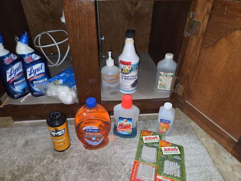 Under the sink bathroom clean out - Auction Ohio